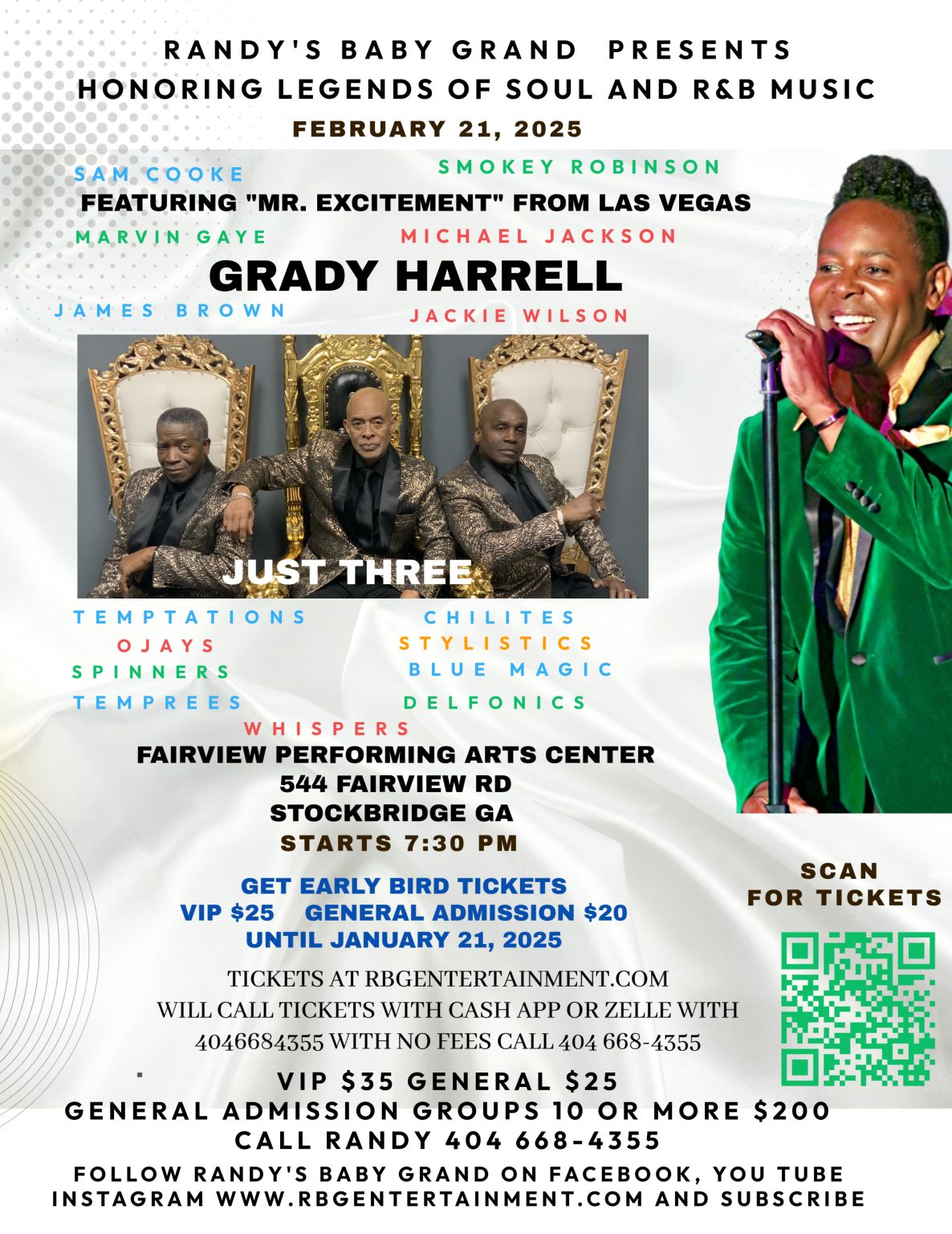 Las Vegas Star comes to Atlanta for One Night only featuring "Mr ...