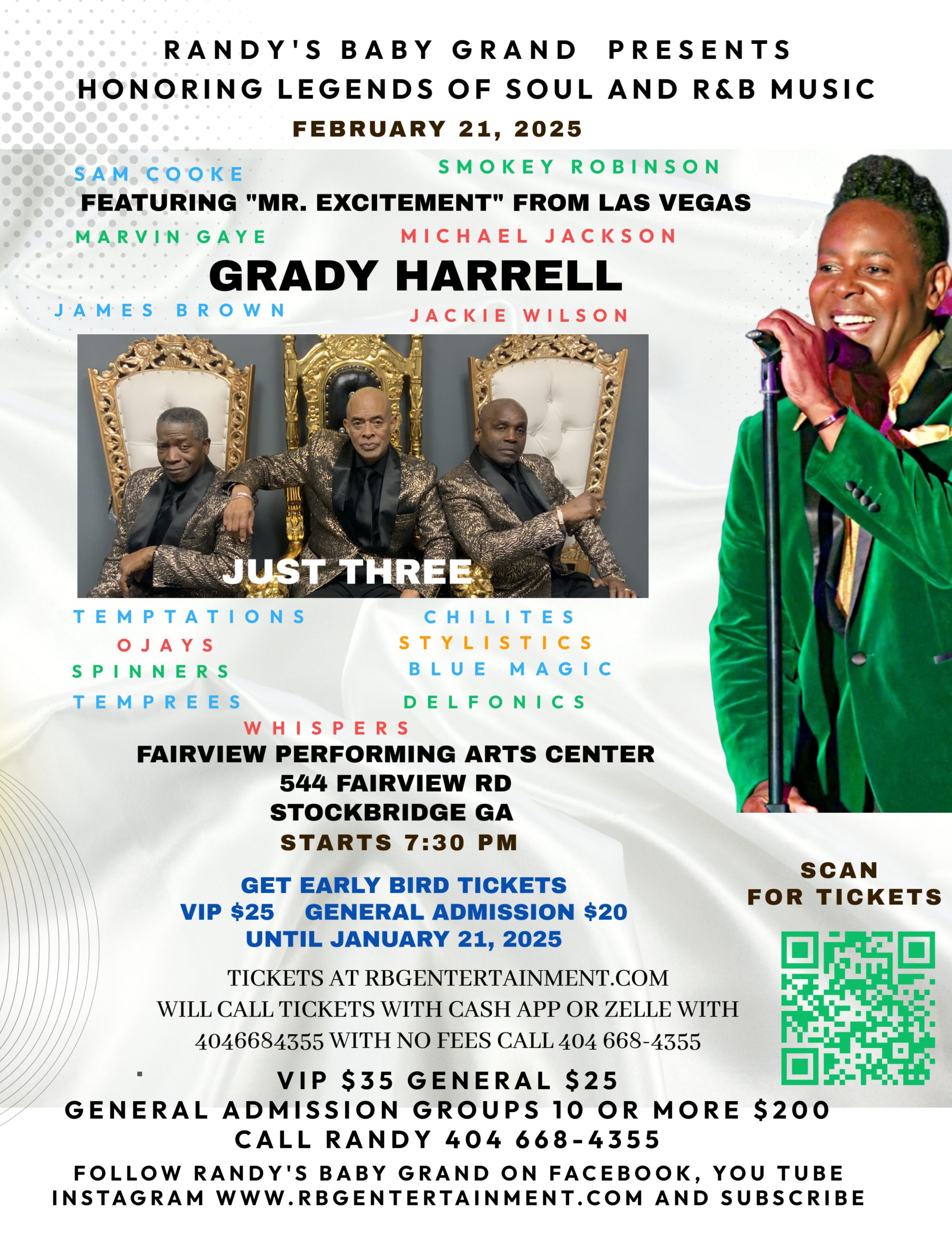 Las Vegas Star comes to Atlanta for One Night only featuring "Mr ...
